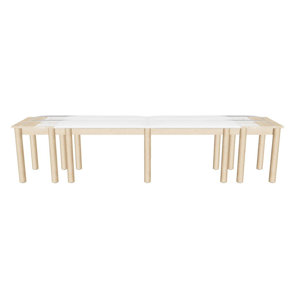 Ilse Bench, Ash, 125cm – VESTAFORM